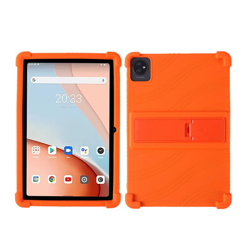 MOOPW Case for Blackview Tab 8 WiFi - Soft Silicone Shockproof Stand Rubber Shell Protective Cover for Blackview Tab 8 WiFi Tablet 10.1 inch