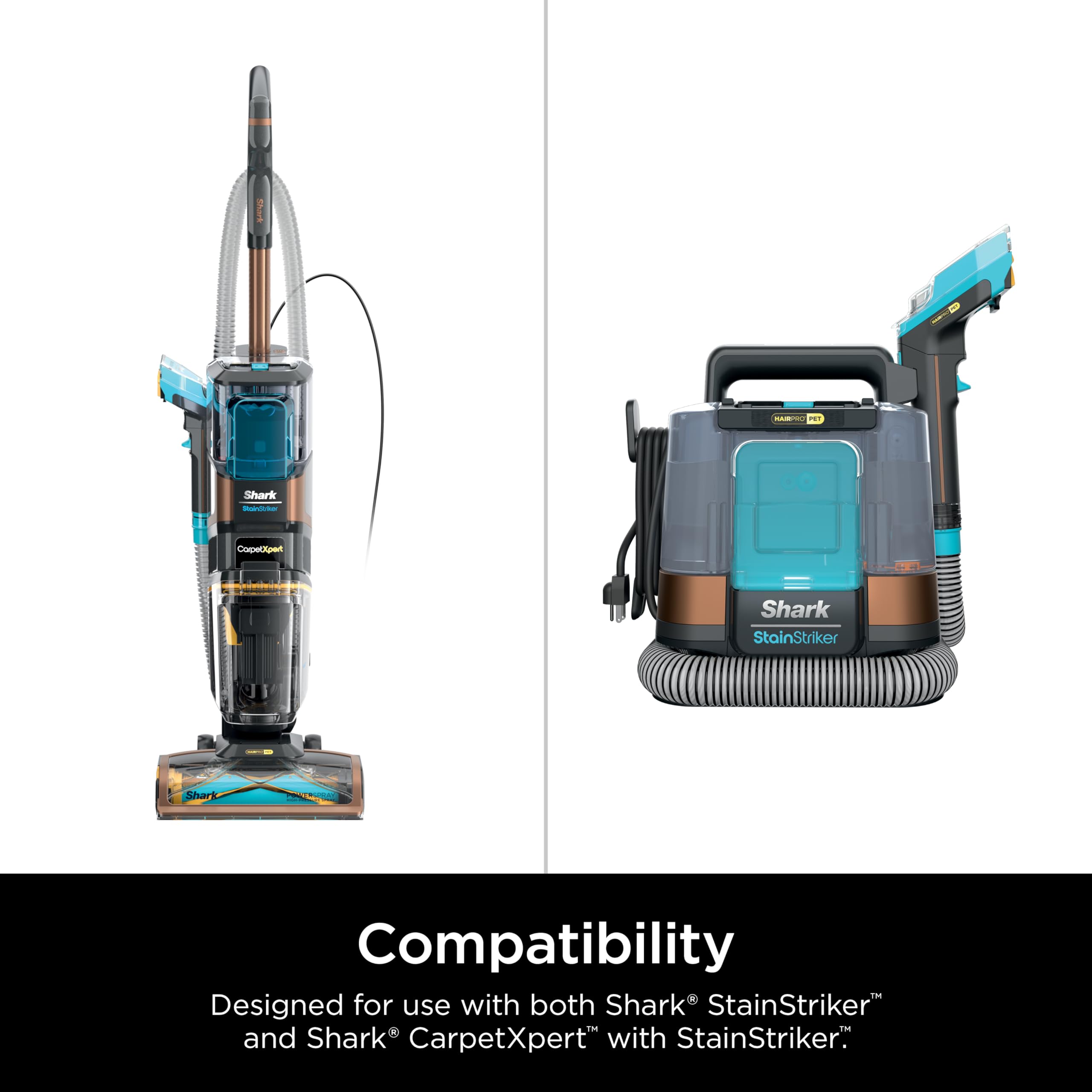 Shark StainStriker OXY Multiplier Formula for All Shark Portable & Upright Carpet Cleaners, Formulated for All Carpets, Upholstery & Area Rugs, Instantly Eliminates Odors, 32oz, EXOX32