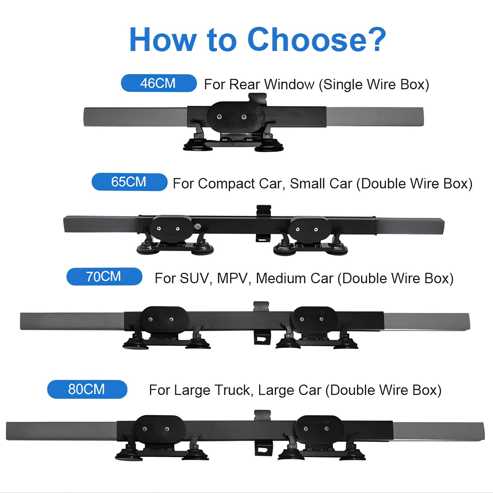 Car Retractable Curtain with UV Protection - 2023 New Cool Windshield Sunshade, Extra Large Sun Shade for Window, Front & Rear Window Shades All (46cm/18.1in)