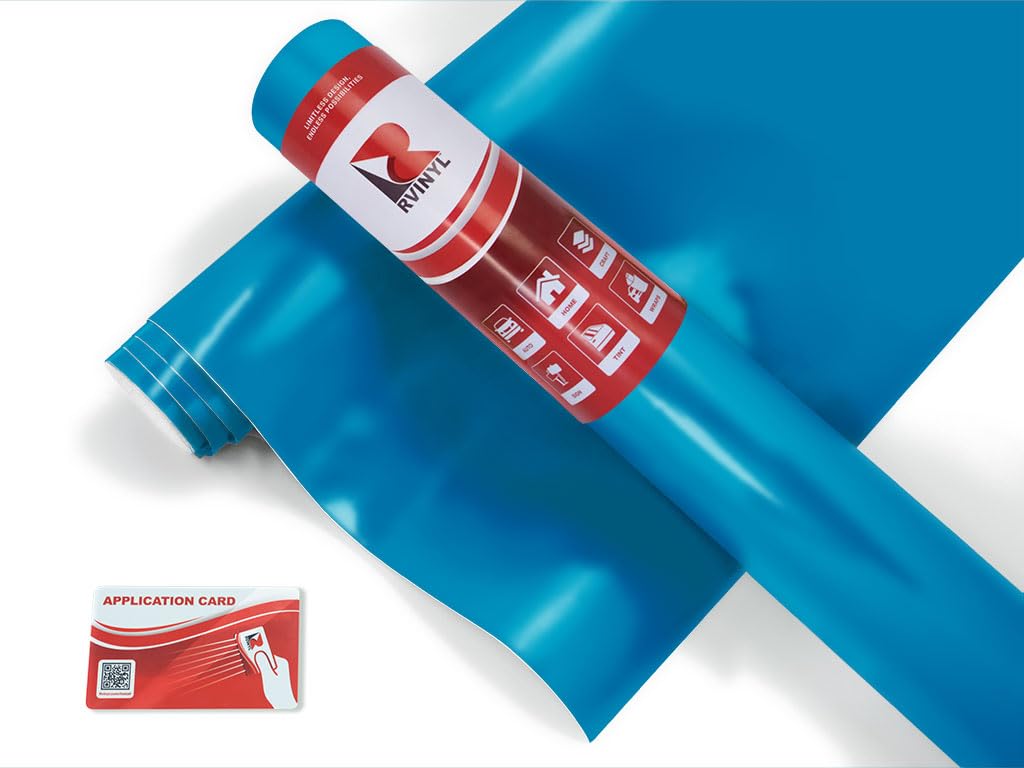 ORACAL 8800 Translucent Cast Tinted Film in Pastel Blue 594-2ft x 1ft - Silk Matte Satin Finish Vinyl - Permanent Adhesive Vehicle Sheet Roll