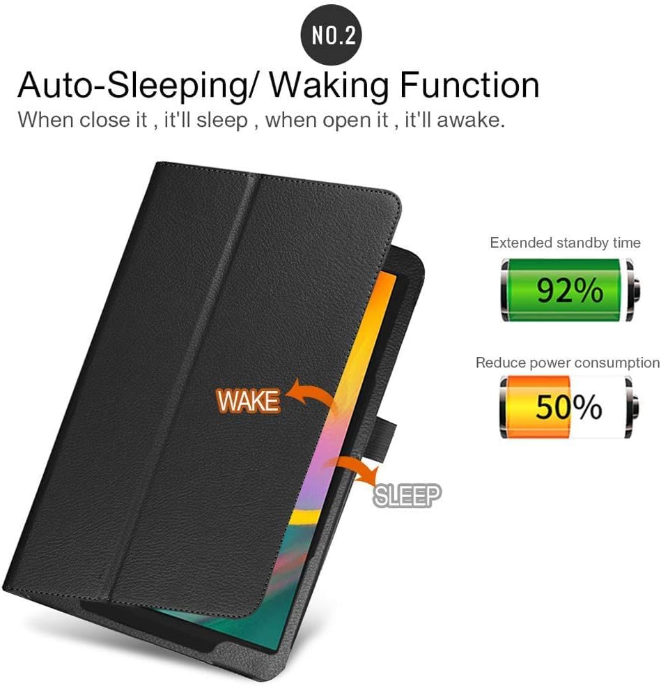 zukof Case for All-New Fire Max 11 (2023) Protective Cover Premium PU Leather Folding Stand Folio Cover for Amazon Fire Max 11 inch Tablet (13th Generation, 2023 Release) with Auto Wake/Sleep (Black)