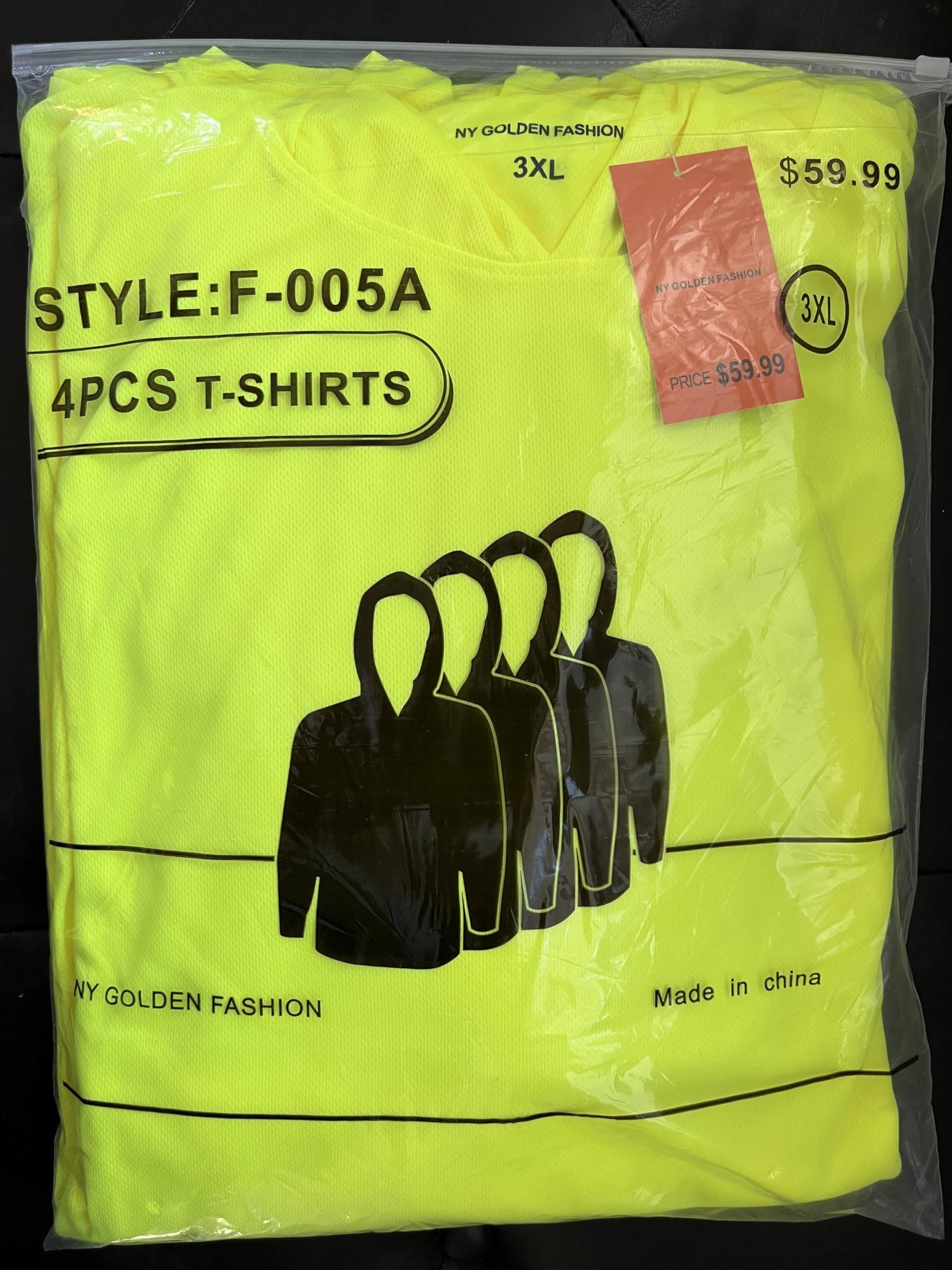 Men UPF 50+ Sun Protection Breathable T Shirt Long Sleeve Workout T-Shirts with Hood (as1, Alpha, m, Regular, Regular, 4Pcs Neon Yellow)