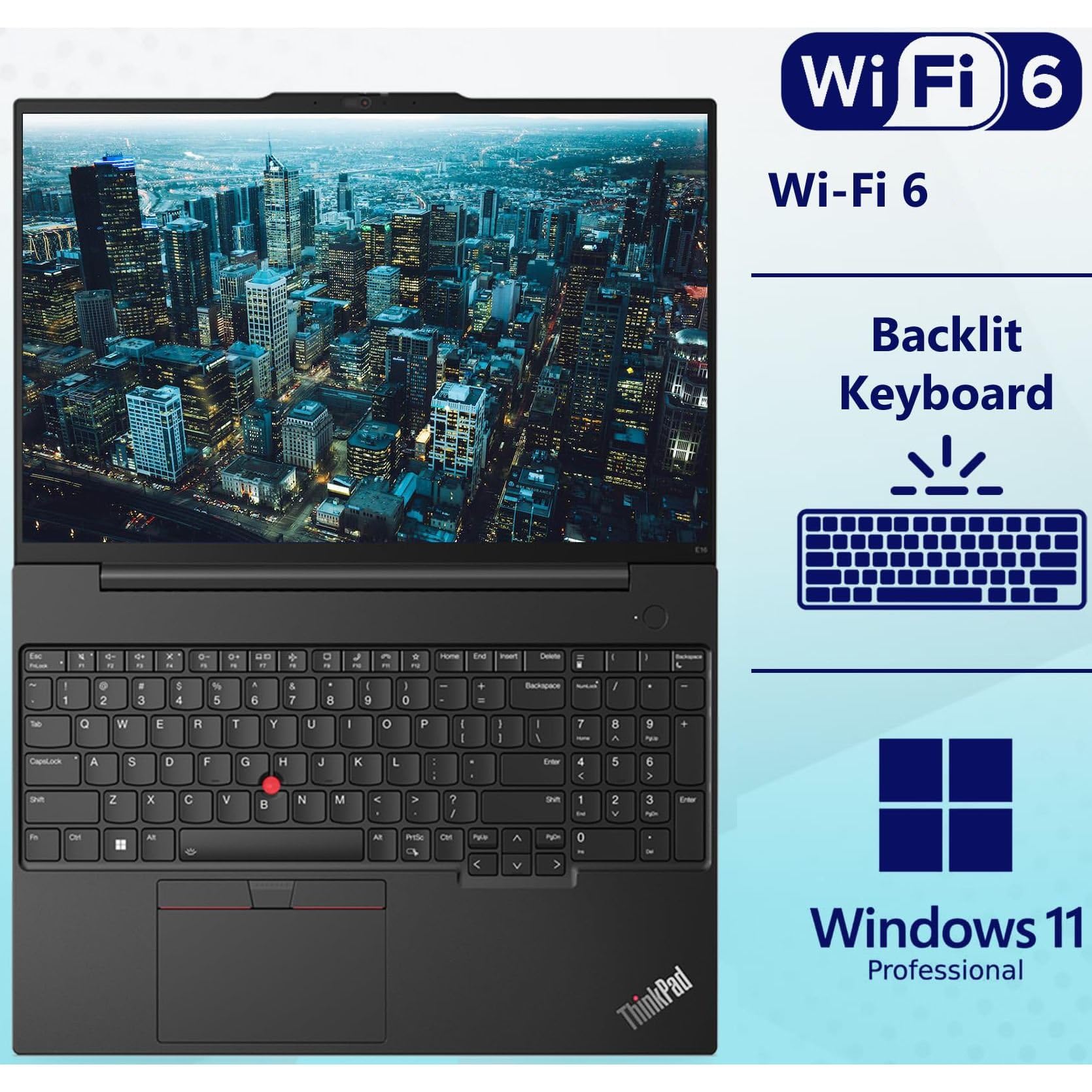 Lenovo ThinkBook 16 G6 16" FHD+ Laptop Computer, 13th Gen Intel 10-Core i5-1335U (Beat i7-1270P), 4GB DDR5 RAM, 512GB PCIe SSD, WiFi 6, Bluetooth 5.1, Fingerprint Reader, Windows 11 Pro, Tilsiy Cable