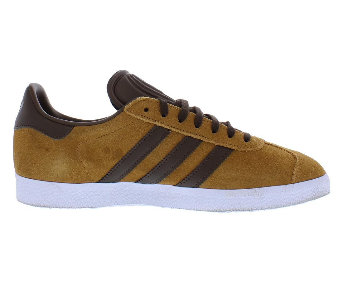 Adidas Gazelle Mens Shoes Size 9, Color: Mesa/Brown/White