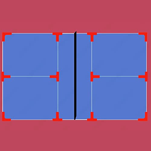 Aoneky Protable Driveway Pickleball Set - Driveway Pickleball Game (10ft, Pickleball Net + Marker)