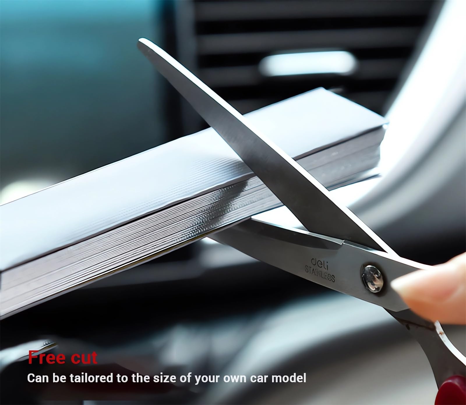 Car Retractable Curtain with UV Protection - 2023 New Cool Windshield Sunshade, Extra Large Sun Shade for Window, Front & Rear Window Shades All (46cm/18.1in)