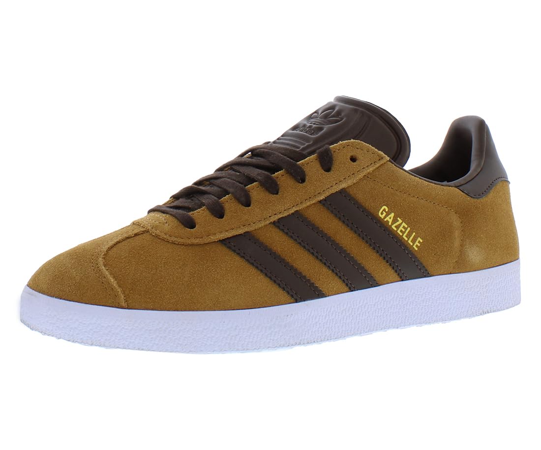 Adidas Gazelle Mens Shoes Size 9, Color: Mesa/Brown/White