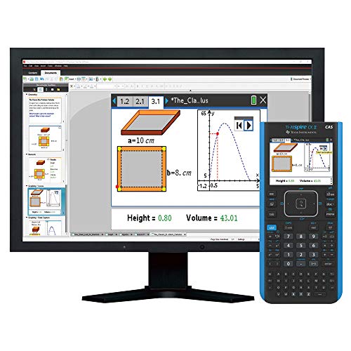 Texas Instrument Nspire CX II CAS Student Software Graphing Calculator