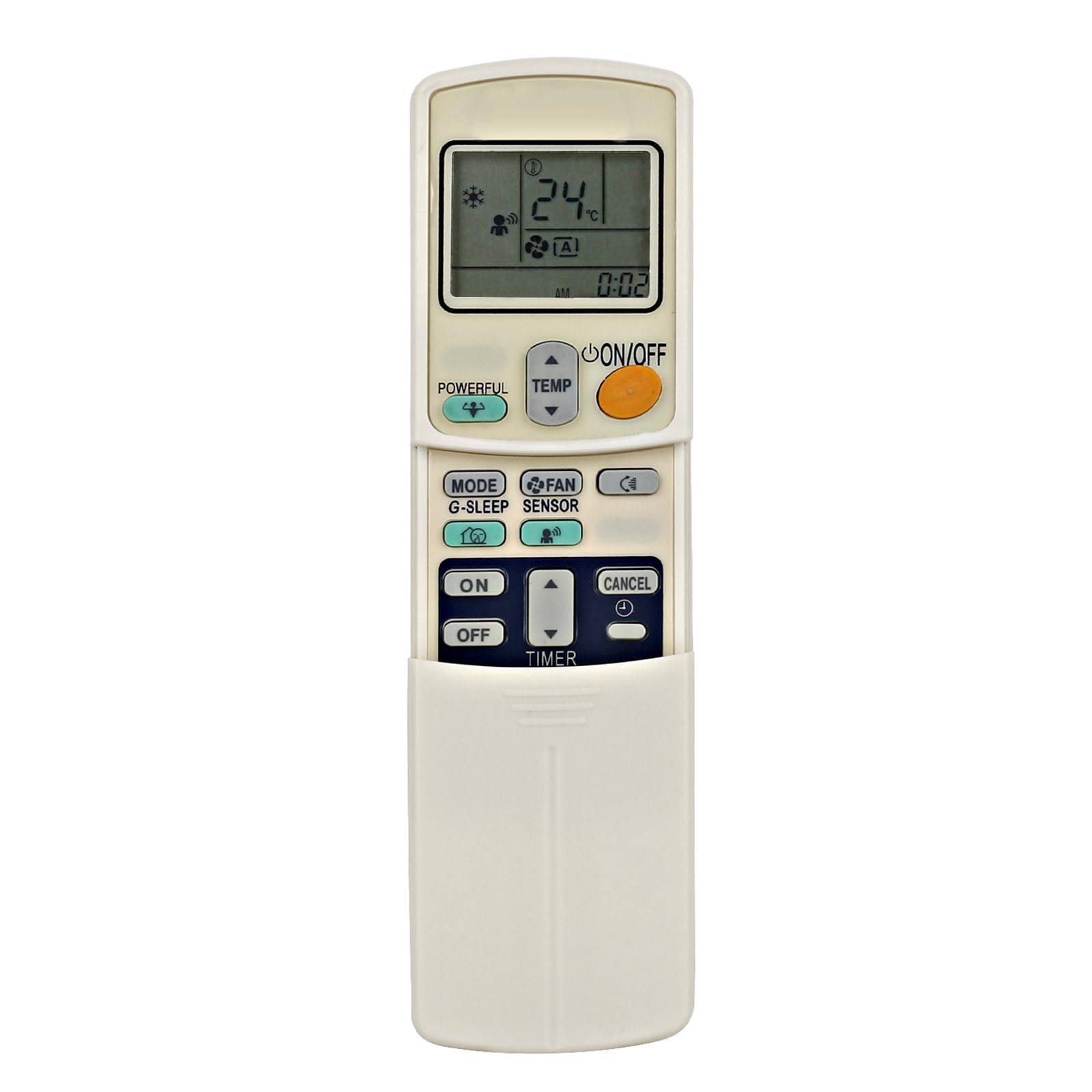Universal Remote Control for Air Conditioner Easy to Use and Compatible for ARC423A2 423A1 423A3 423A13 423A18 Remote Control with LCD Display for
