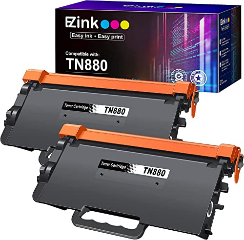 E-Z Ink (TM) Compatible TN880 Super High Yield Toner Cartridge Replacement for Brother TN880 TN-880 TN 880 MFC-L6900DW HL-L6200DW MFC-L6700DW MFC-L6800DW HL-L6200DWT HL-L6300DW Printer(2 Black)