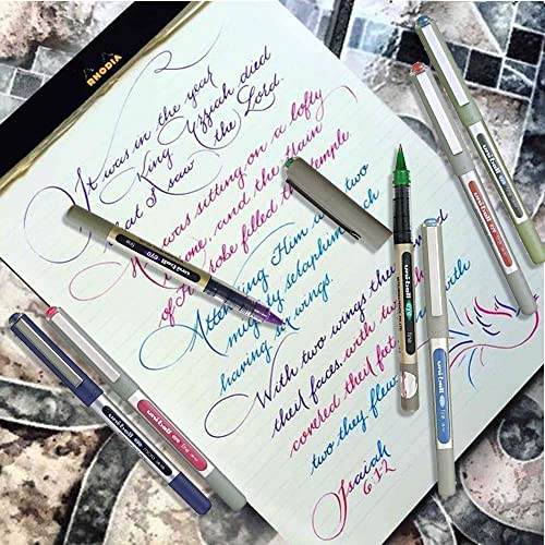 Uni-Ball EYE UB-157 Rollerball Pen 0.7mm Ball [Pack of 10] One of each colour