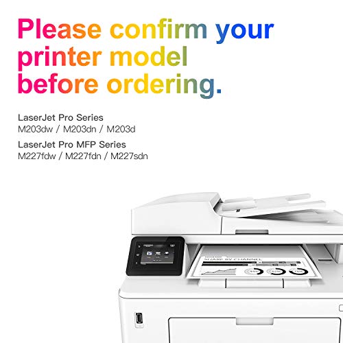 Uniwork Compatible Toner Cartridge Replacement for HP 30A CF230A 30X CF230X use with Laserjet Pro MFP M203dw M227fdw M227fdn M203d M203dn M227sdn M227 M203 Printer, 2 Black