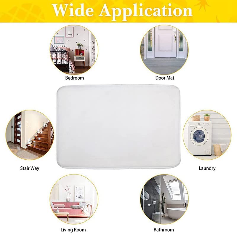 Welcome Mat Apple Red Fruits Indoor Doormats Summer Fruit Kitchen Rug Mat Non Slip Floor Mat Anti Fatigue Standing Mat Runner Rug Washable for Kitchen Bathroom Decoration 30x18 Inch