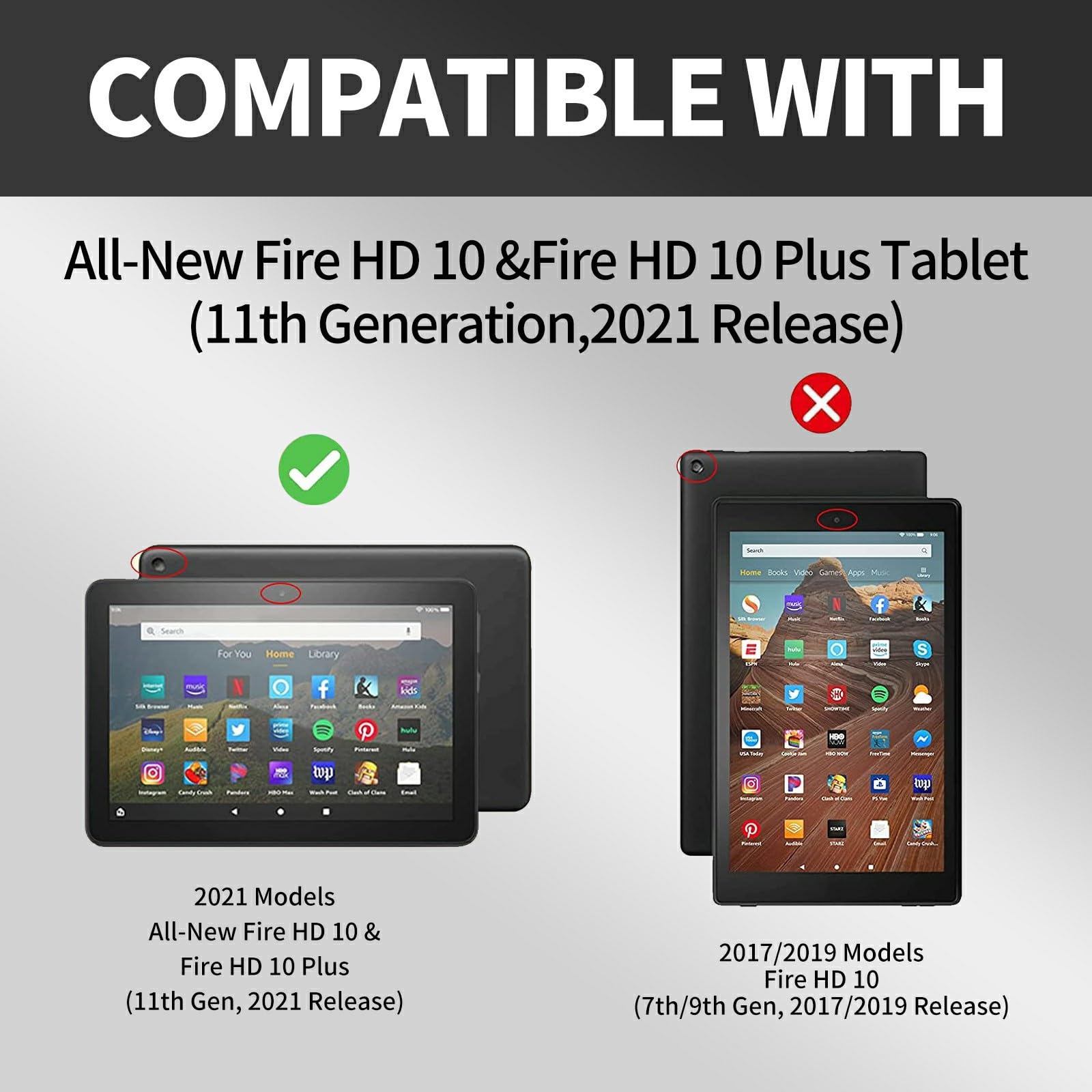 for Fire HD 10 Tablet Case 11th Generation 2021 and Amazon Fire HD10 Plus Case 10.1", 360 Degree Rotating Stand Smart Protective Case,for Fire HD 10 2021 Tablet,Cute Owl Roses Flower