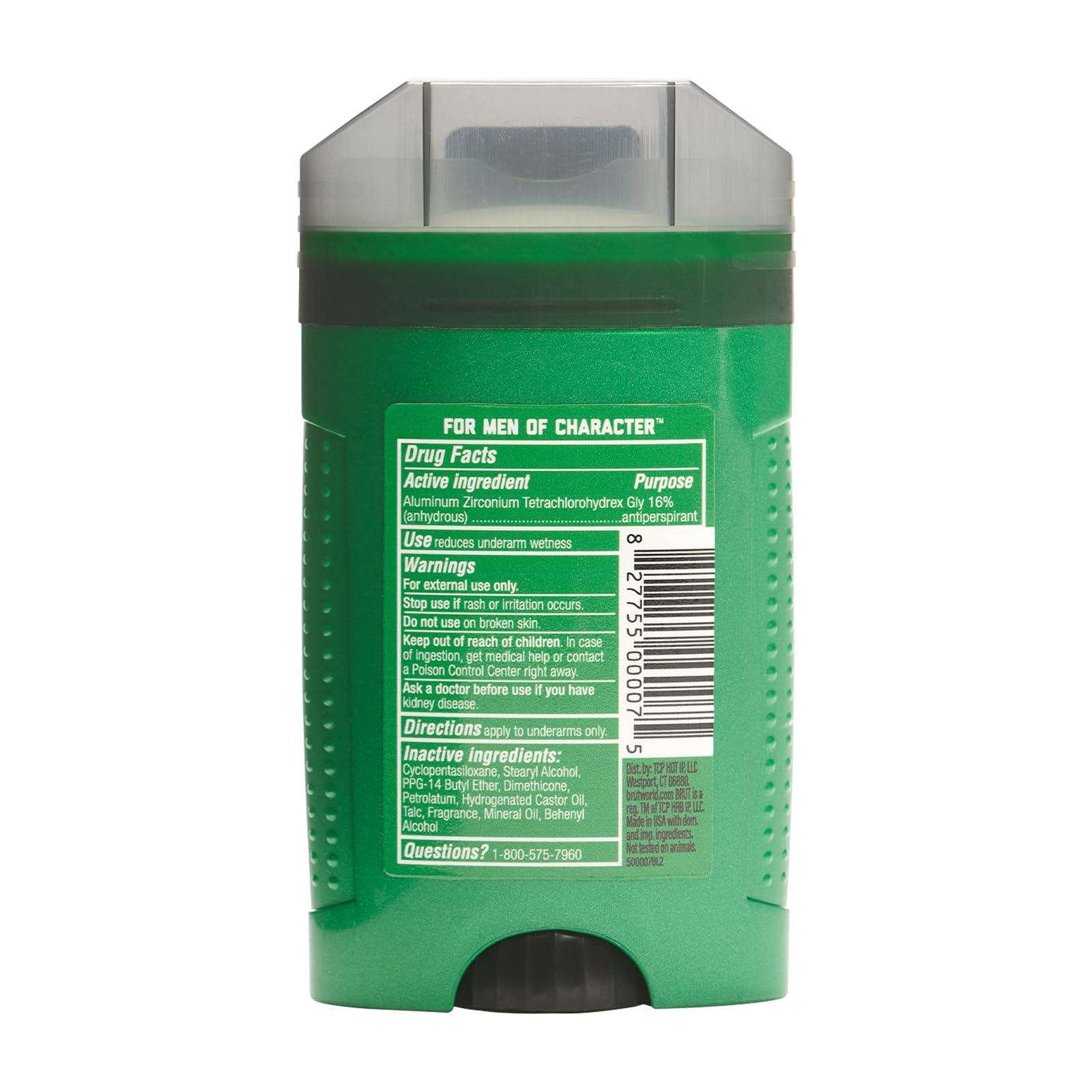 Brut Signature Scent Antiperspirant and Deodorant - Scented Deodorant Stick for Men - Powerful Sweat Protection - Eliminates Odors - 2.7 oz