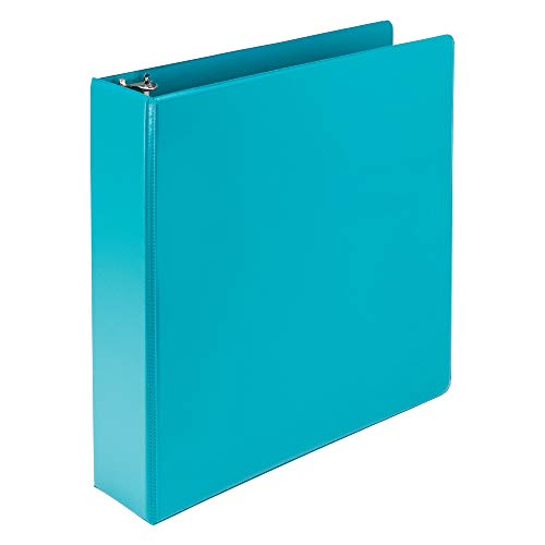 Samsill Plant Based Durable 2 Inch 3 Ring Binders, Made in The USA, Fashion Clear View Binders, Up to 25% Plant Based Plastic, Assorted 4 Pack (MP48669)