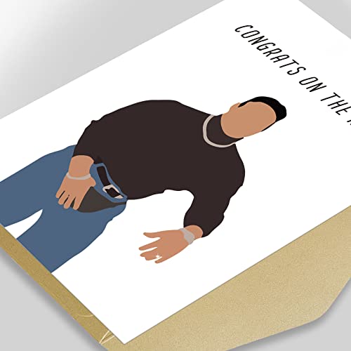 The Rock Engagement Card, Wedding Congratulations Card, Funny Engagement Card, Dwayne Johnson Card