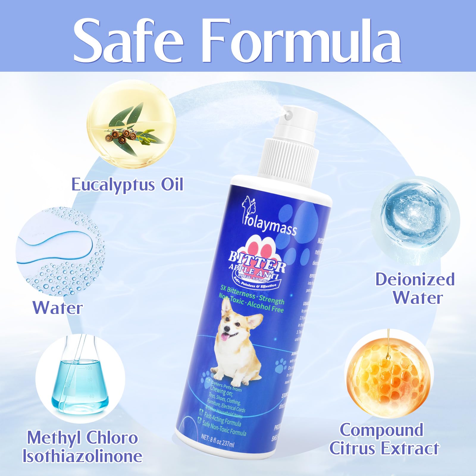 No Chew Spray for Dogs & Cats,
