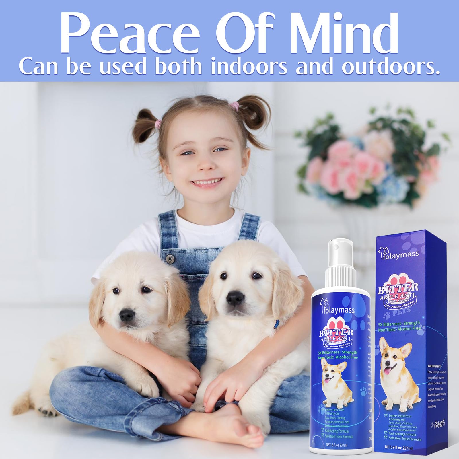 No Chew Spray for Dogs & Cats,