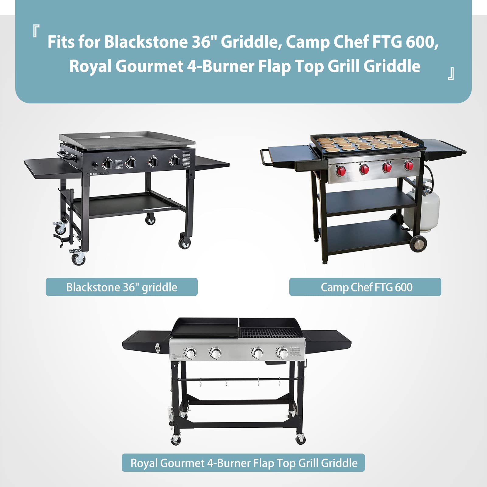 SHINESTAR Griddle Cover for Blackstone 36" Griddle, Griddle Carry Bag for Blackstone 22" Tabletop Griddle Without Hood, Portable Grill Griddle Carry Bag for Travel, Waterproof