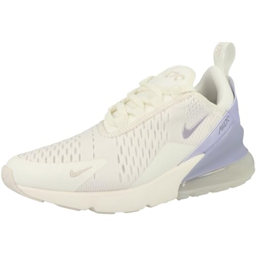 Nike Women's Air Max 270 Sail/Oxygen Purple-Phantom (FB2934 100) - 6.5