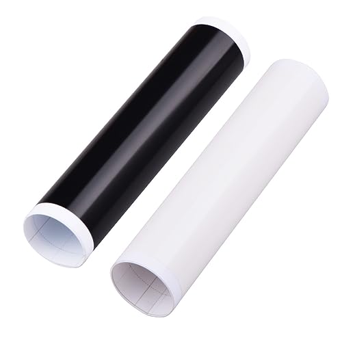 EEH Permanent Smart Vinyl for Cricut Joy Machine Matless Cutting Vinyl Materials - 5.5in x 60in / Roll, Black & White