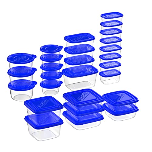 Chef Buddy 54-Piece Food Storage Container Set with Air Tight Lids, pc, Blue