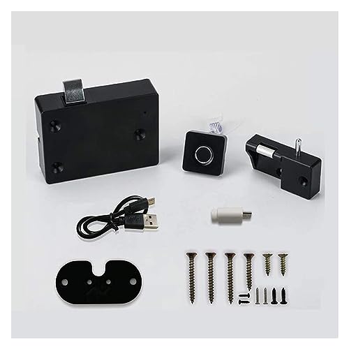 Smart Electronic Cabinet Locks Kit Set Fingerprint Lock for Box Furniture Drawer Lock Cupboard Hidden File Keyless Biometric