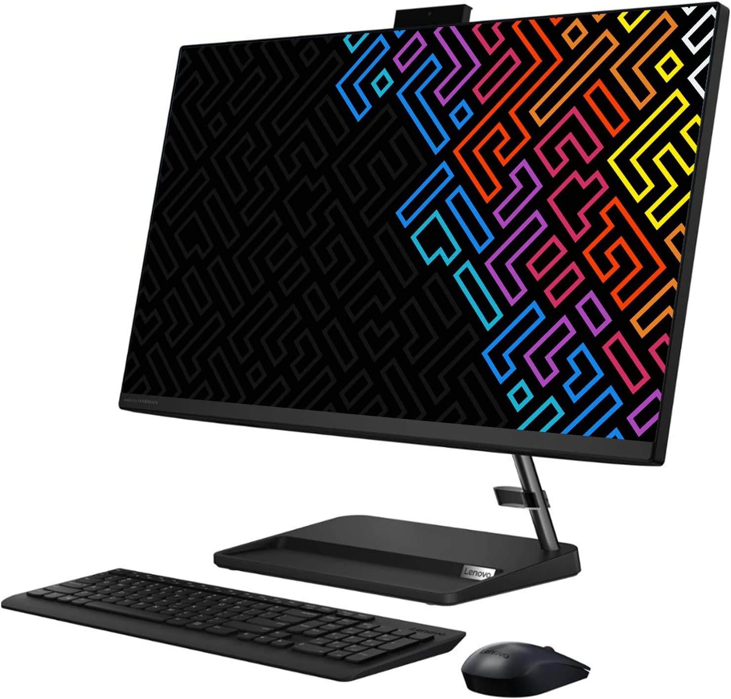 Lenovo IdeaCentre 3i 27" FHD Touchscreen All-in-One Desktop Computer - 13th Gen Intel 10-Core i7-13620H up to 4.9GHz CPU, 64GB RAM, 8TB NVMe SSD, Intel UHD Graphics, Audio by Harman, Windows 11 Home