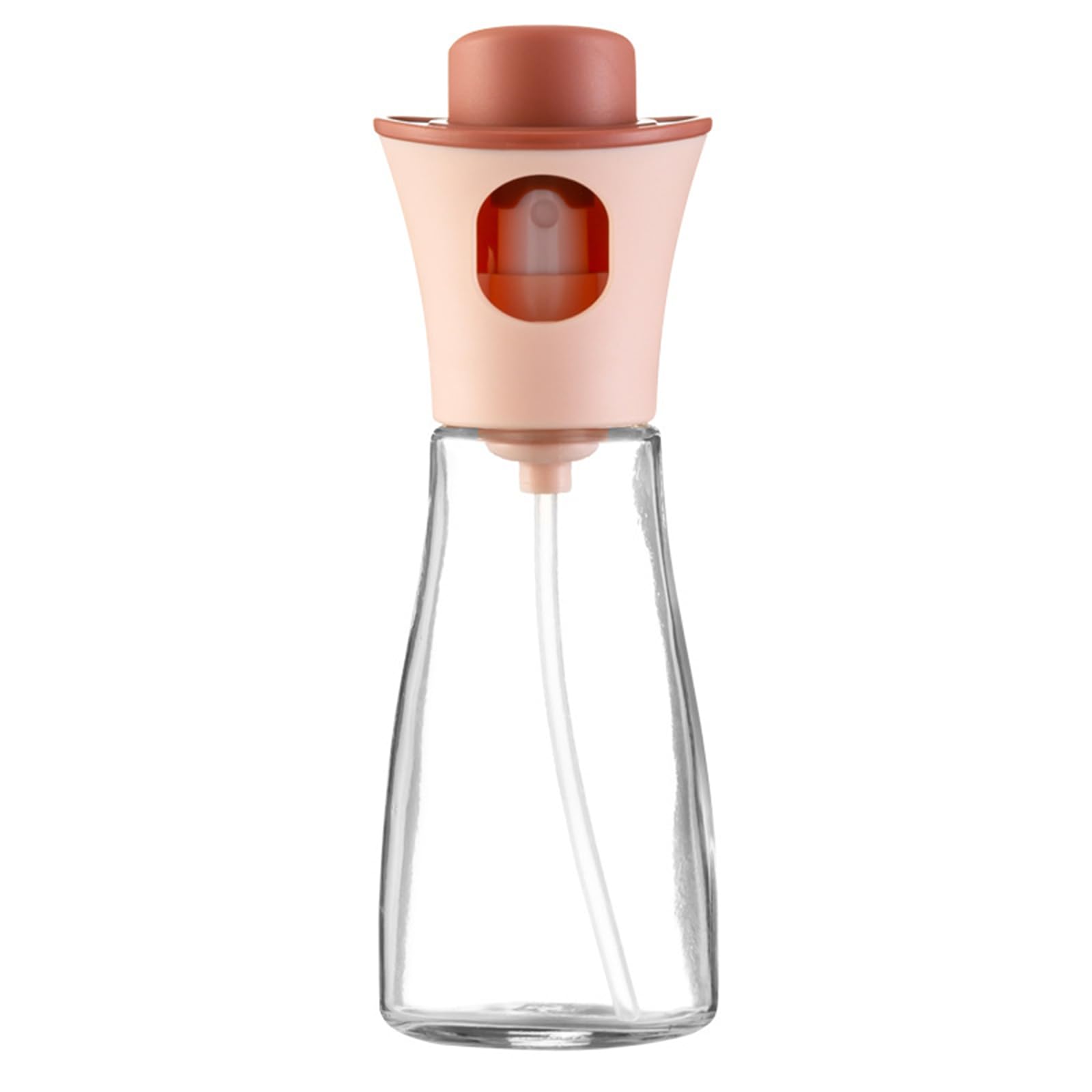 Olive Oil Dispenser Bottle, 5 Oz Spray Bottles, Oil Dispenser with Clog-Free Filter, Refillable Glass Oil Sprayer, Olive Oil Sprayer for Air Fryer, BBQ, Baking, Salad in Kitchen and Outdoor (Pink)