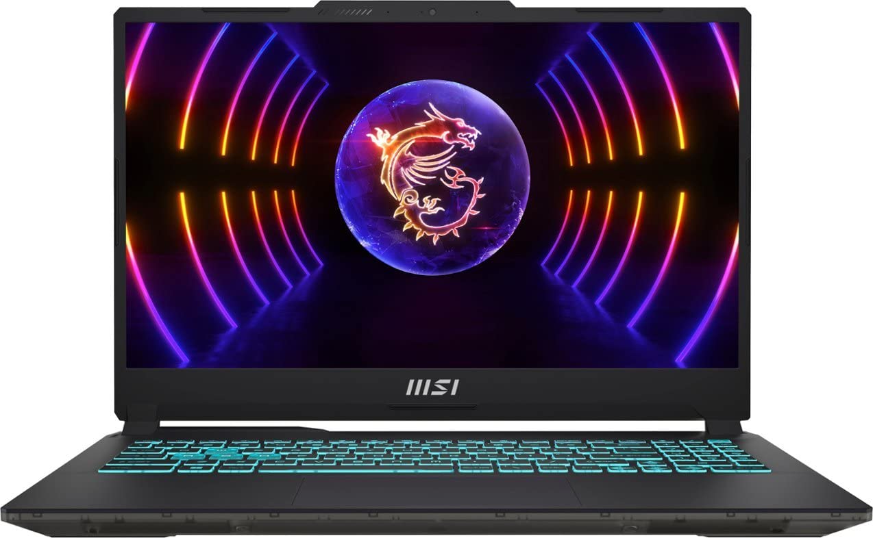 MSI Cyborg 15 Gaming Laptop 15.6" FHD IPS 144Hz Display 12th Gen Intel 10-core i7-12650H Processor 32GB RAM 2TB SSD GeForce RTX 4060 8GB Graphics Backlit Keyboard USB-C Win11 Black + HDMI Cable