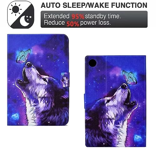 Compatible with/Replacement for Tablet PC Samsung Galaxy Tab A8 10.5 inch 2021 SM-X200/X205/X207 PU Leather Flip Cover Stand Wallet Case XXDY11(4)