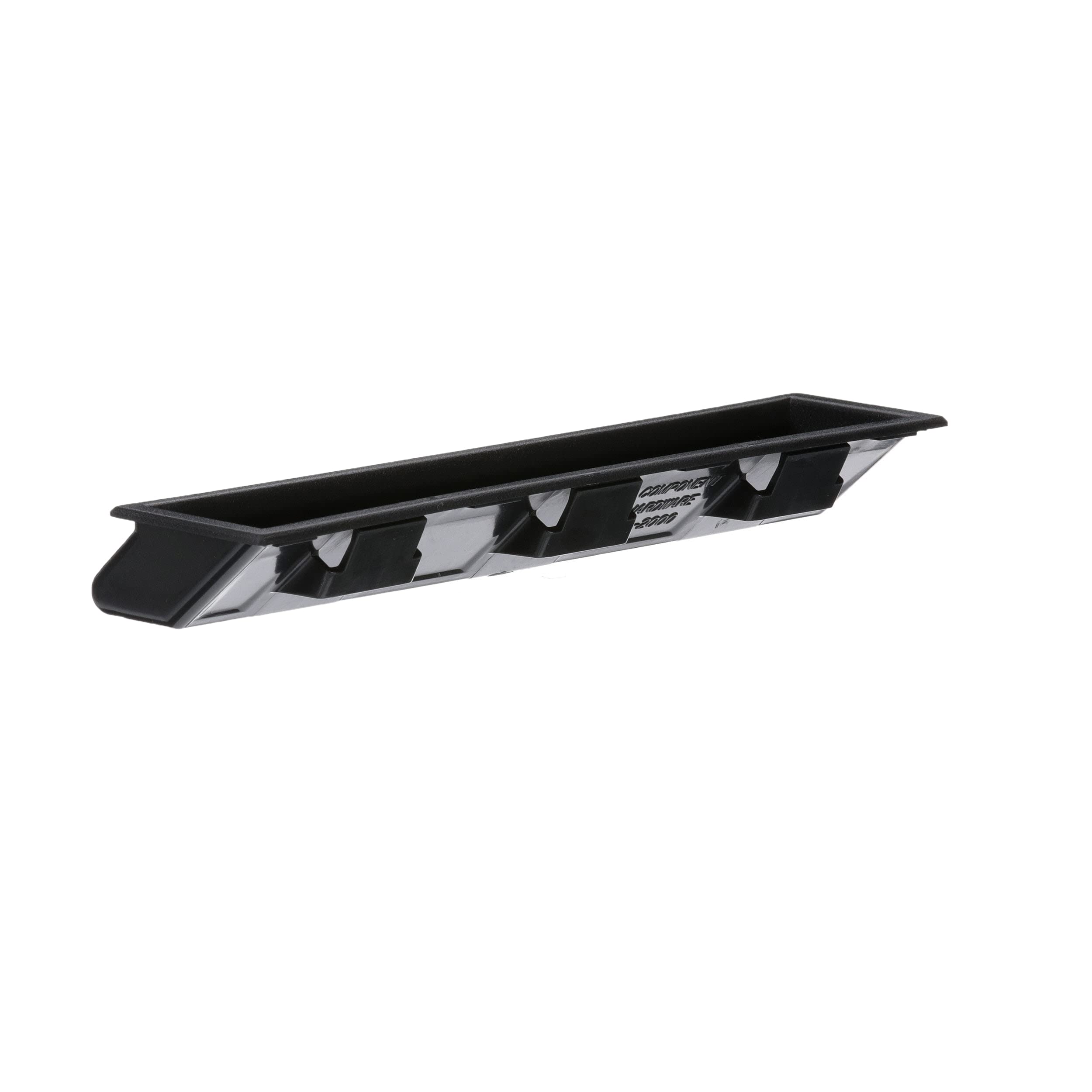 OCS Parts 7" Black Thermoplastic Replacement Recessed Door Pull for Commercial Ovens, Food Warmers, Coolers, Freezers, and Food Prep Tables
