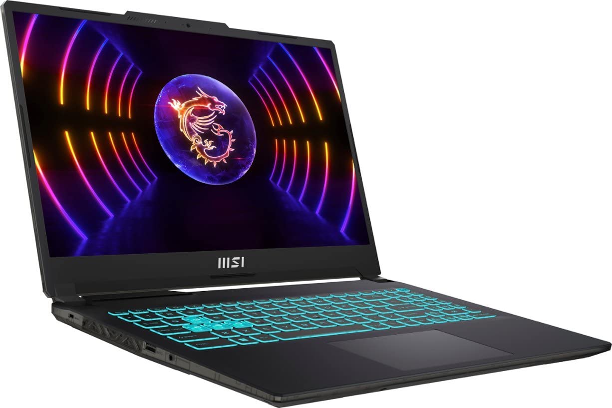 MSI Cyborg 15 Gaming Laptop 15.6" FHD IPS 144Hz Display 12th Gen Intel 10-core i7-12650H Processor 32GB RAM 2TB SSD GeForce RTX 4060 8GB Graphics Backlit Keyboard USB-C Win11 Black + HDMI Cable