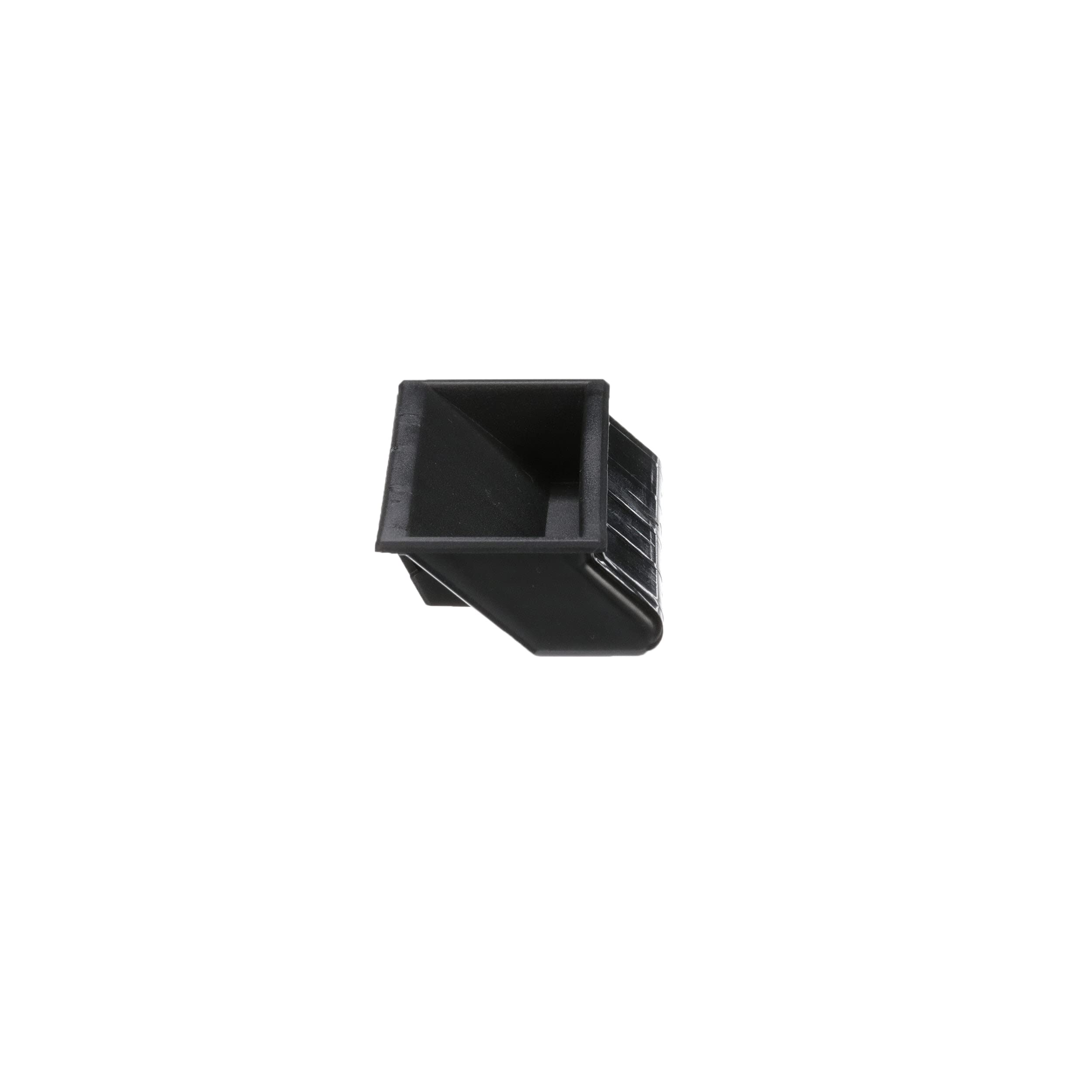 OCS Parts 7" Black Thermoplastic Replacement Recessed Door Pull for Commercial Ovens, Food Warmers, Coolers, Freezers, and Food Prep Tables