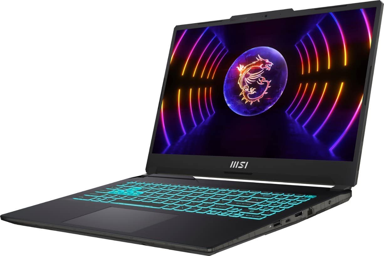 MSI Cyborg 15 Gaming Laptop 15.6" FHD IPS 144Hz Display 12th Gen Intel 10-core i7-12650H Processor 32GB RAM 2TB SSD GeForce RTX 4060 8GB Graphics Backlit Keyboard USB-C Win11 Black + HDMI Cable