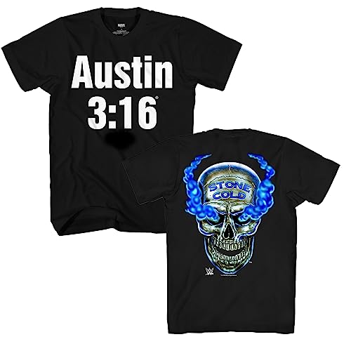 WWE Stone Cold Steve Austin 3:16 Wrestling Adult T-Shirt(3XL, 3:16)