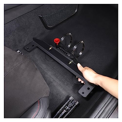 RUNAUP Alloy Fire Holder Adjustable Extinguisher Mount Holder Compatible for Toyota GR Compatible for Supra MK5 A90 2019-23 Installation Under The Passenger Seat