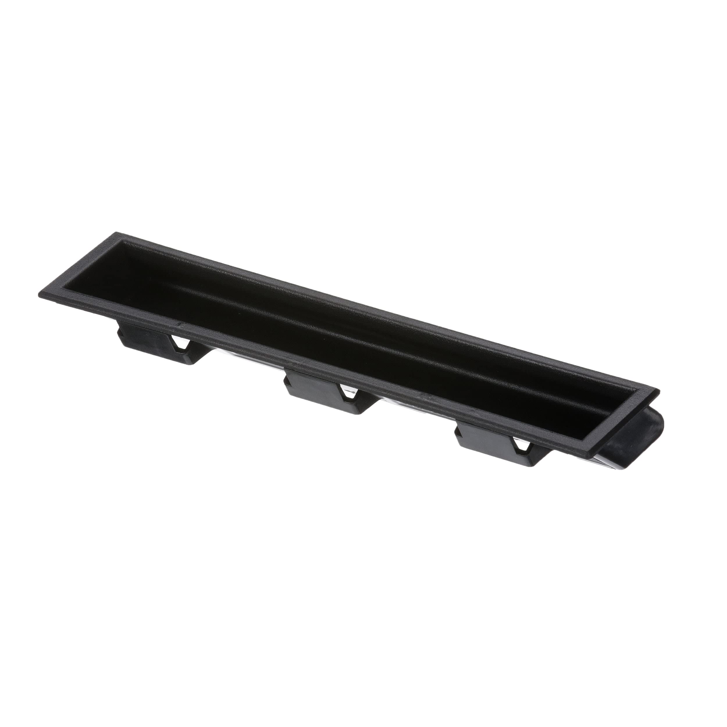 OCS Parts 7" Black Thermoplastic Replacement Recessed Door Pull for Commercial Ovens, Food Warmers, Coolers, Freezers, and Food Prep Tables