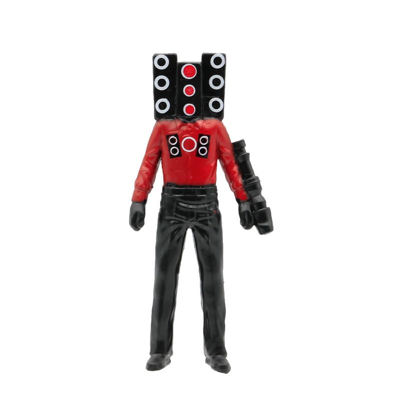 DEXSHUN Speakerman Figure Model - 6~9 Pcs Titan Speakerman TV Man Figures Spoofing Set Toy Decoration, Collection PVC Action Figures Party Decoration, 7-10CM