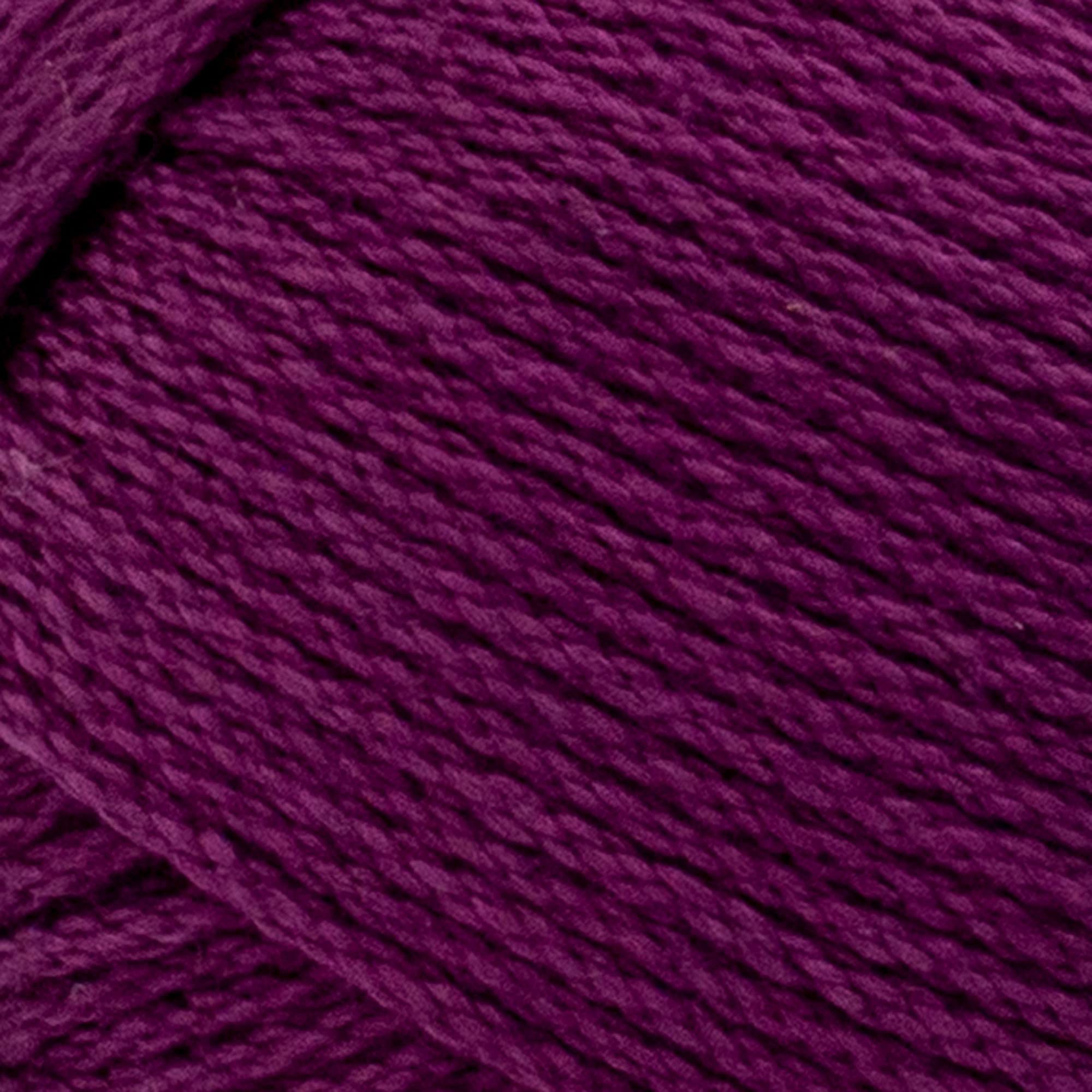 Lion Brand 24/7 Cotton Yarn Bundle (2 Skeins) - Dragonfly and Beets