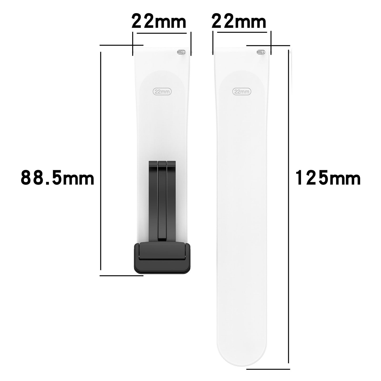 MOTONG Compatible with Huawei Watch 4 Replacement Band 22mm Replacement Wrist Watch Strap Band Compatible with Huawei Watch 4/4 Pro/Watch Ultimate(Silicone Black)