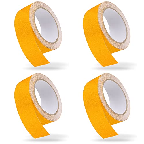 HELOIA Pickleball Court Marking kit Anti Slip Tape for Asphalt or Concrete, for Tennis, Badminton, Gym Floor, Basketball or Pickleball Tape, 1.6 in x 65 ft - 4 PCS