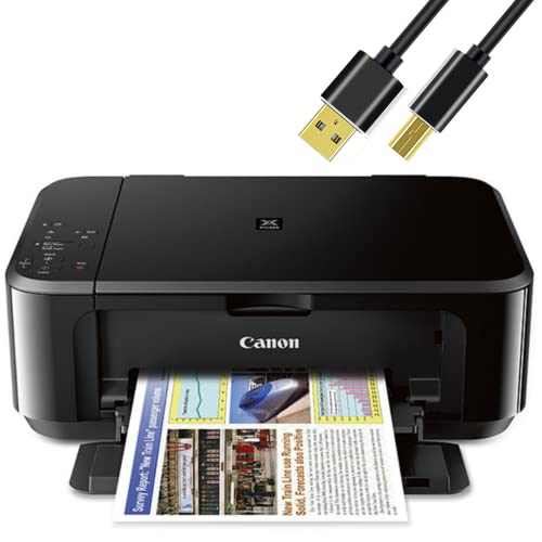 NEEGO Canon Wireless Photo Printer All-in-one Color Inkjet Printer Print, Copy, Scan and Mobile Device and Tablet Printing with 6 ft Printer Cable