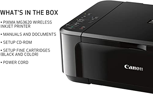 NEEGO Canon Wireless Photo Printer All-in-one Color Inkjet Printer Print, Copy, Scan and Mobile Device and Tablet Printing with 6 ft Printer Cable