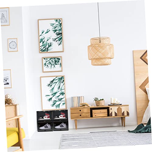 Alipis Box basketball shoe cabinet shoe storage containers Shoes Storage container shoe storage bins Shoe drawer clear shoe organizer shoe display case sneaker cases sneakers pp bracket