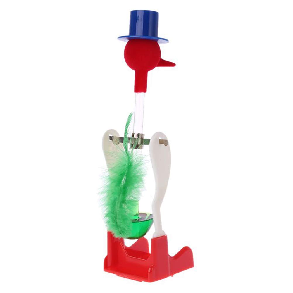Ozgkee Non Stop Liquid Drinking Glass Bird Funny Duck Drink Water Desk Toy (Blue)