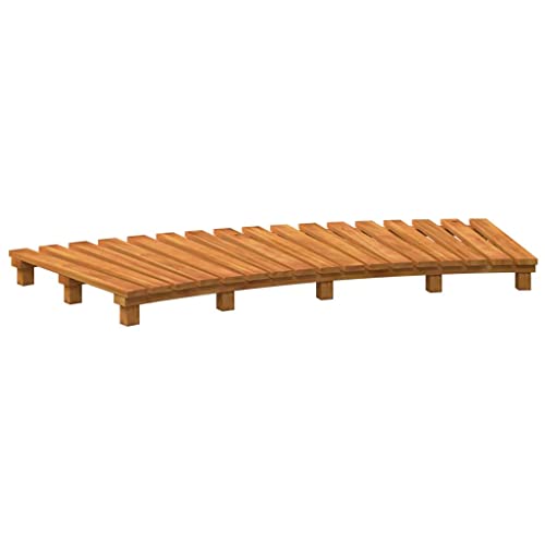 loibinfen 2 pcs Spa Steps Solid Wood Acacia, Wooden Spa Steps, Hot Tub Step, Spa Pool Step for Outdoor Use