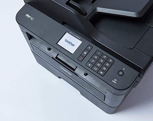 Brother MFC-L27 30DW Compact Wireless Monochrome All-in-One Laser Printer - Print Copy Scan Fax - Mobile Printing - Auto Duplex Printing - 50 Sheets ADF - Up to 36 ppm - 2.7" Touchscreen + HDMI Cable