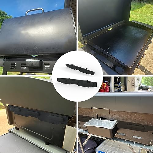 Black 28 inch Wind Guards for Blackstone Griddle, Magnetic Wind Screens, Blackstone Griddle Accessories, Fit with Side Shelf, Lid and Rear Grease Cup, Heat Shield for Side Table, Magnetic